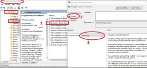 Hướng dẫn sửa lỗi "Credssp encryption oracle remediation"