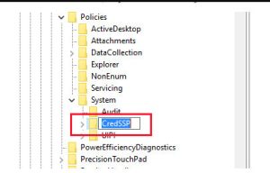 Hướng dẫn sửa lỗi "Credssp encryption oracle remediation"