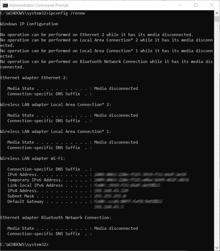 6 cách fix lỗi DHCP is Not Enabled For WiFi trong Windows 10