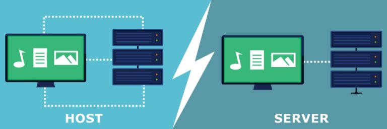 Sự khác biệt giữa host và server - BKHOST